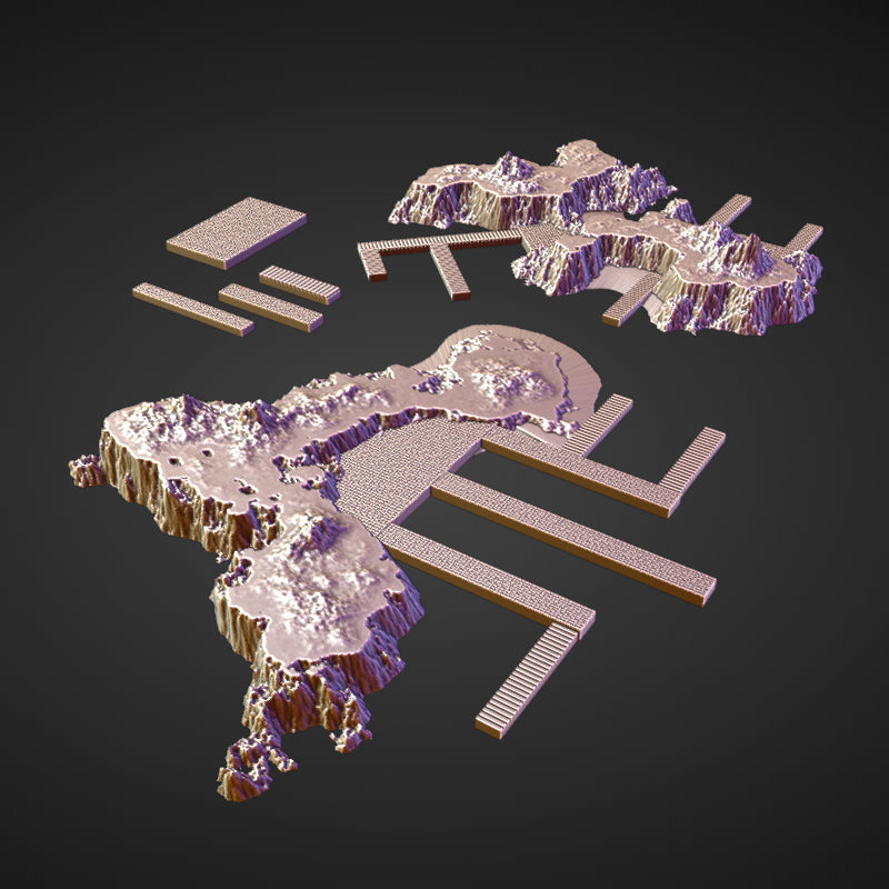 Set #06 - Modular Harbours – Warscape 3D