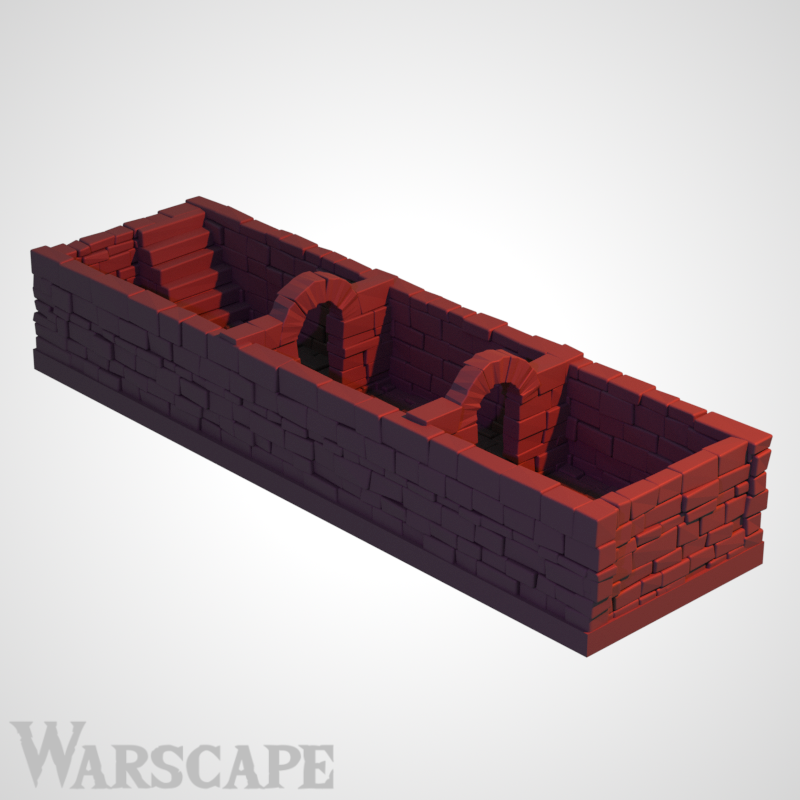 Stone Dugout & Scoreboard – Warscape 3D